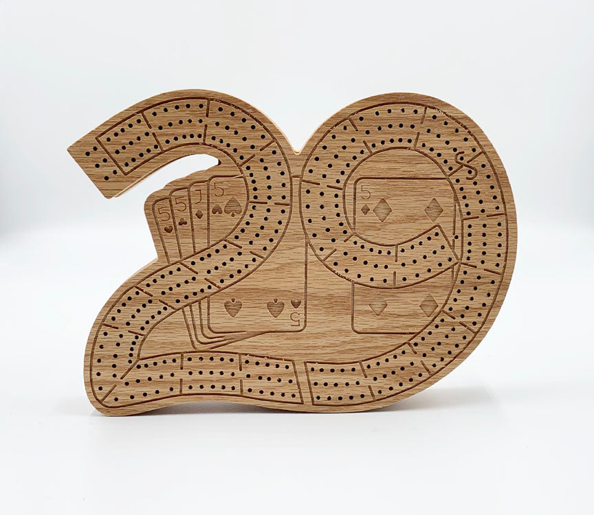 29 Shaped Cribbage Board – Heirloom Evolution