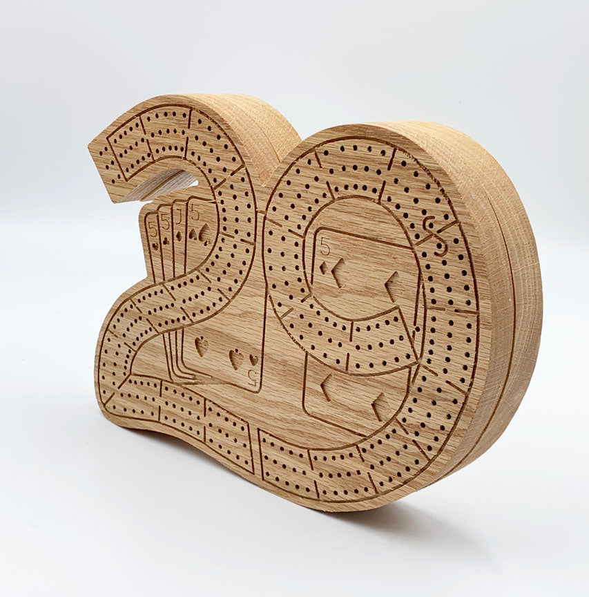 29 Shaped Cribbage Board – Heirloom Evolution